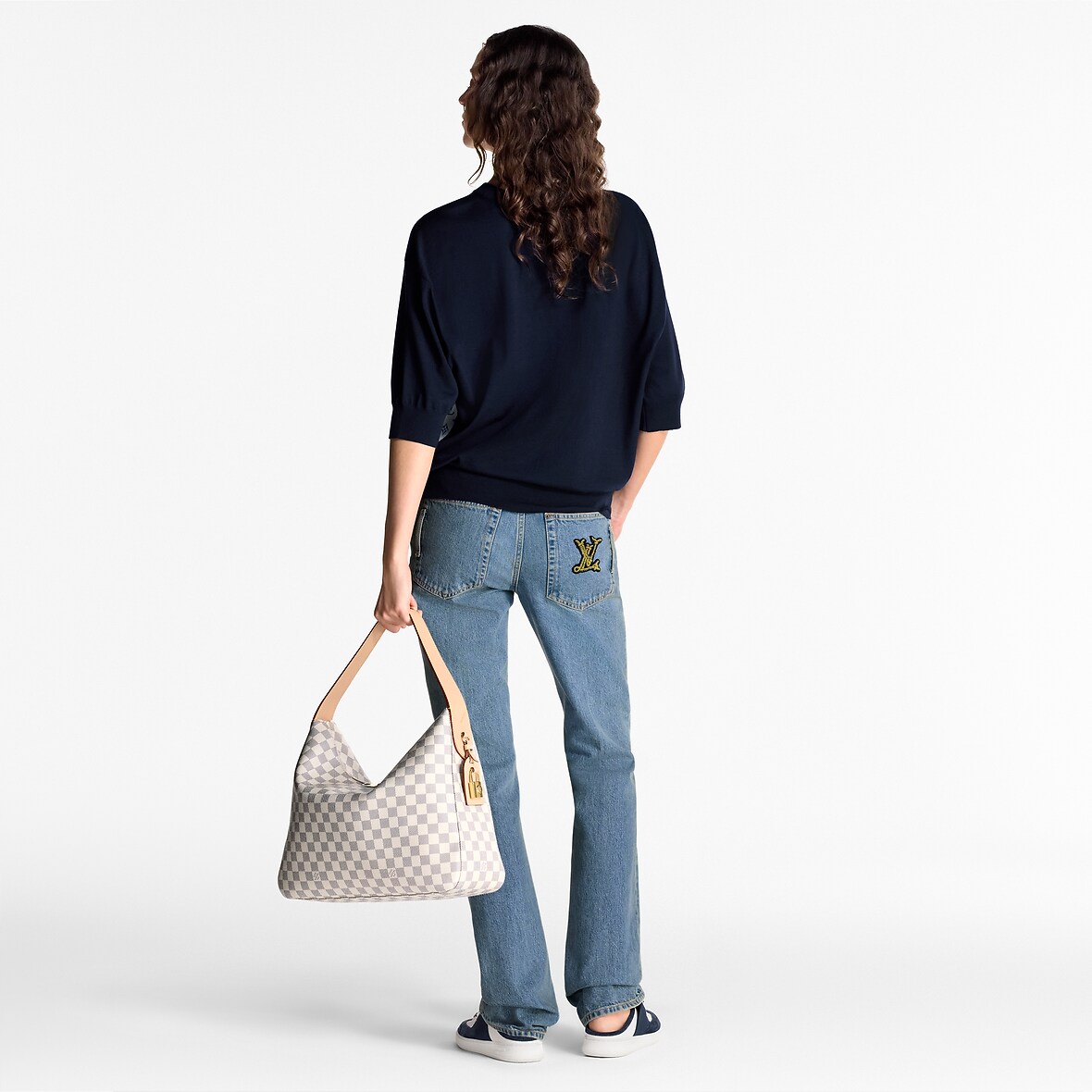 Aquarelle Monogram Insert Pullover - Ready-to-Wear | LOUIS VUITTON