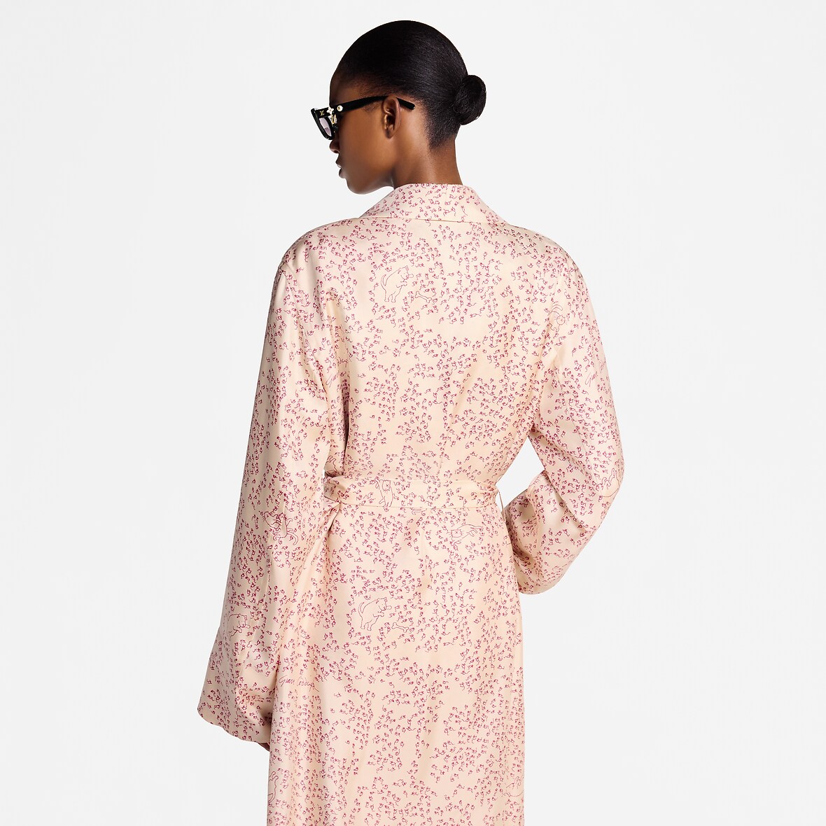 Cat-and-Mouse Print Robe - Ready-to-Wear | LOUIS VUITTON