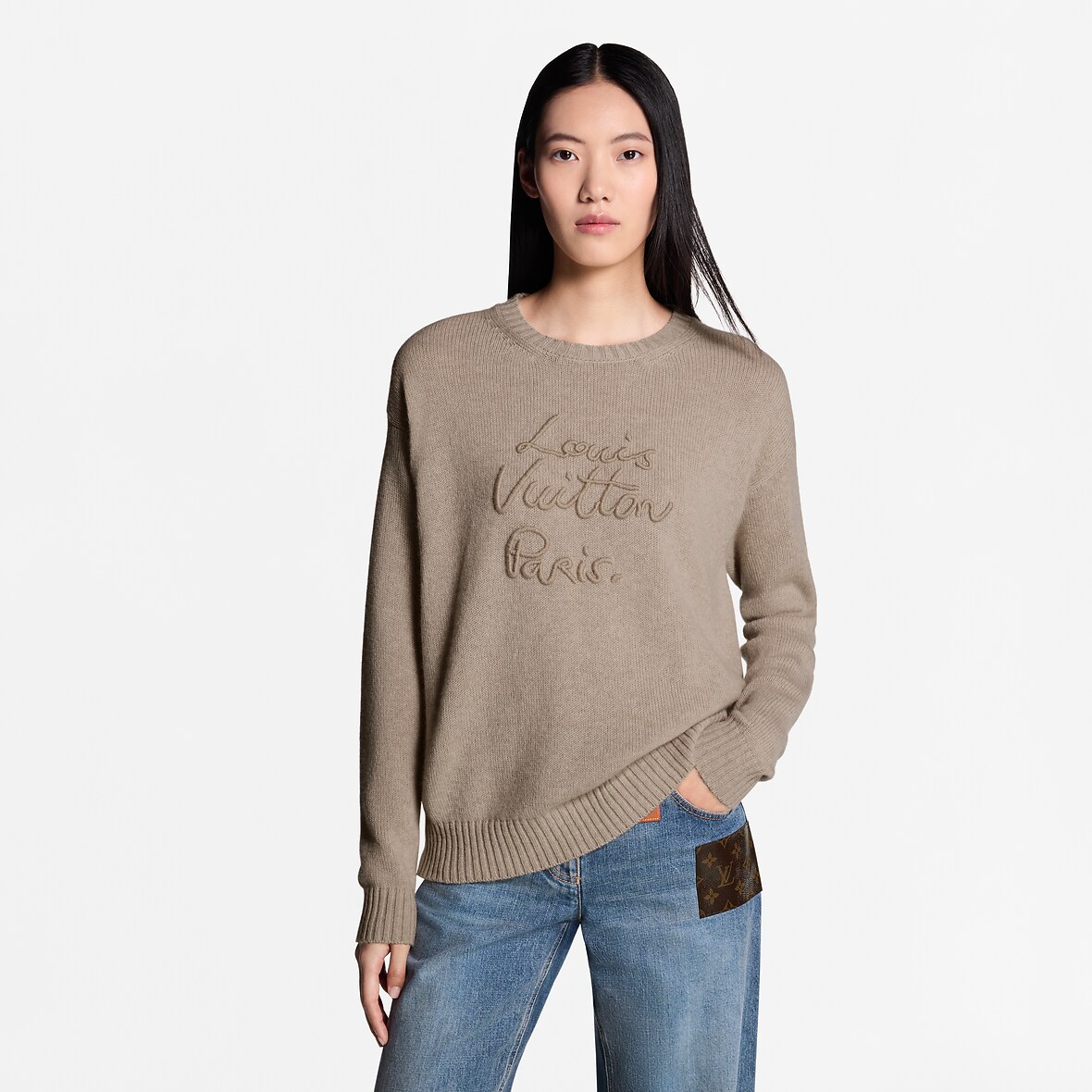 Cursive Signature Pullover - Ready-to-Wear | LOUIS VUITTON