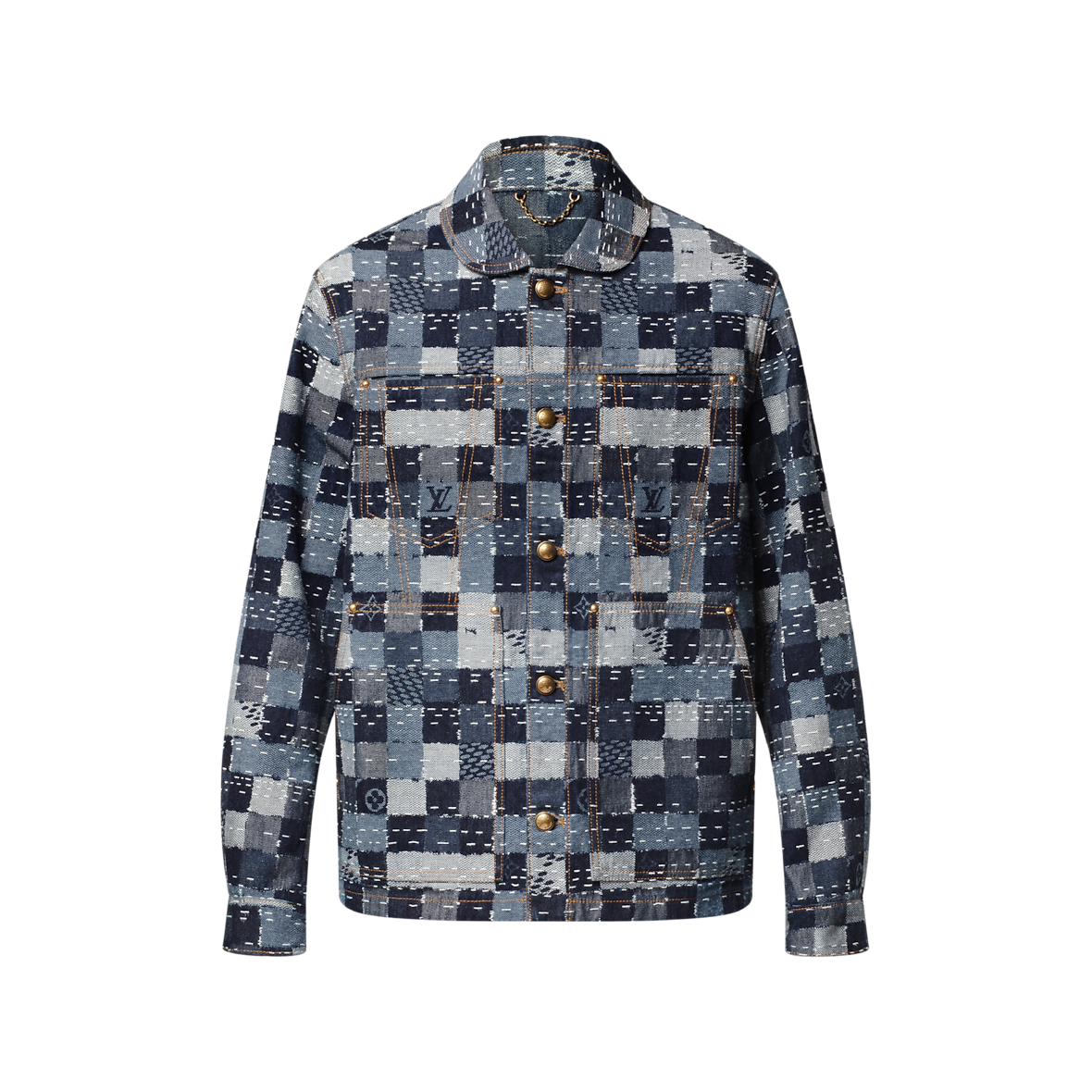 Damier Denim Workwear Blouson - For Men | LOUIS VUITTON