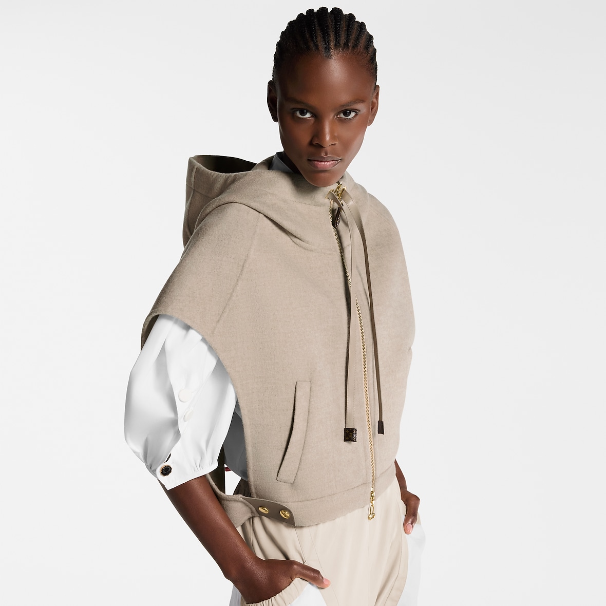 Double Face Open-Arm Jacket - Ready-to-Wear | LOUIS VUITTON