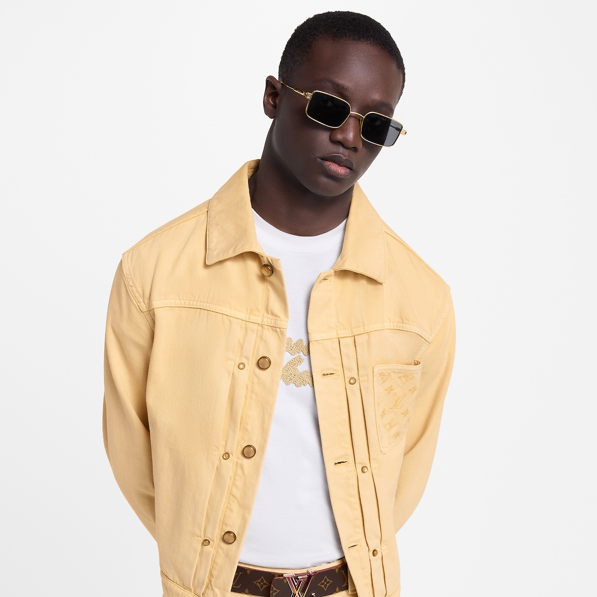 Garment-Dyed Denim Type II Trucker Jacket - Ready-to-Wear | LOUIS VUITTON