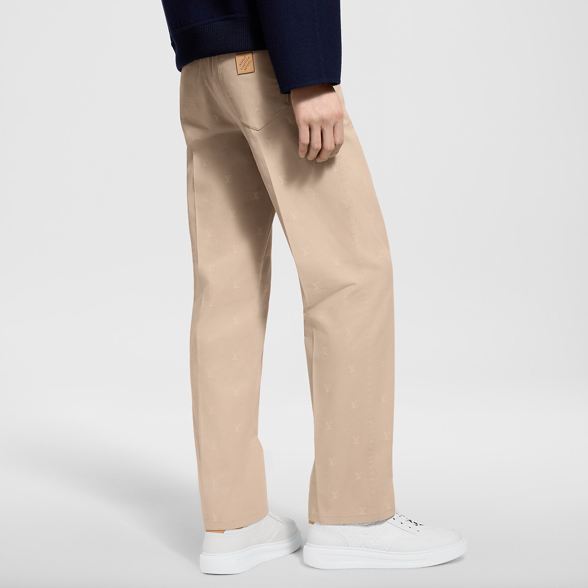LV Blason Cotton Jacquard Chino Pants - Ready-to-Wear | LOUIS VUITTON