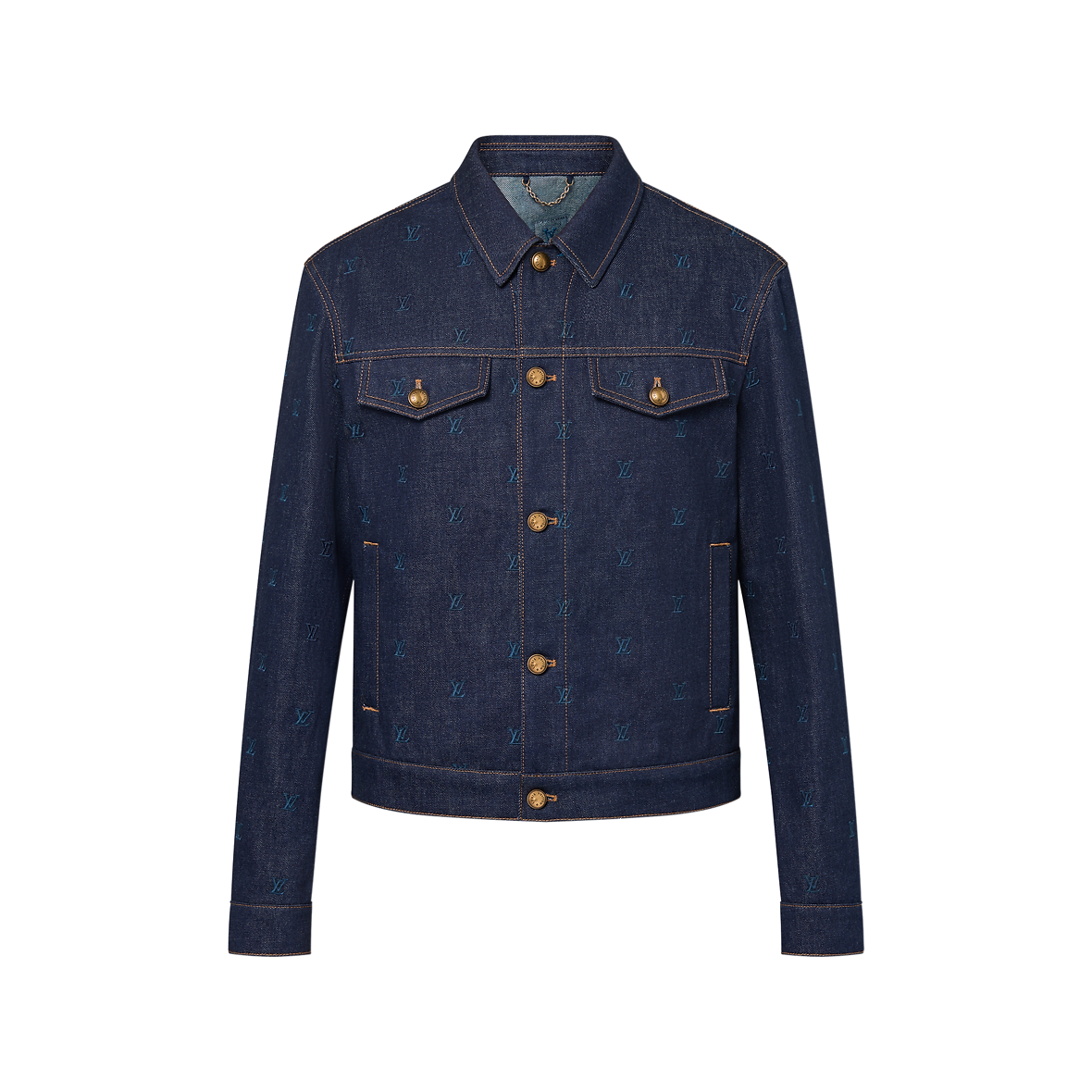 LV Blason Embroidered Denim Blouson - Ready-to-Wear | LOUIS VUITTON
