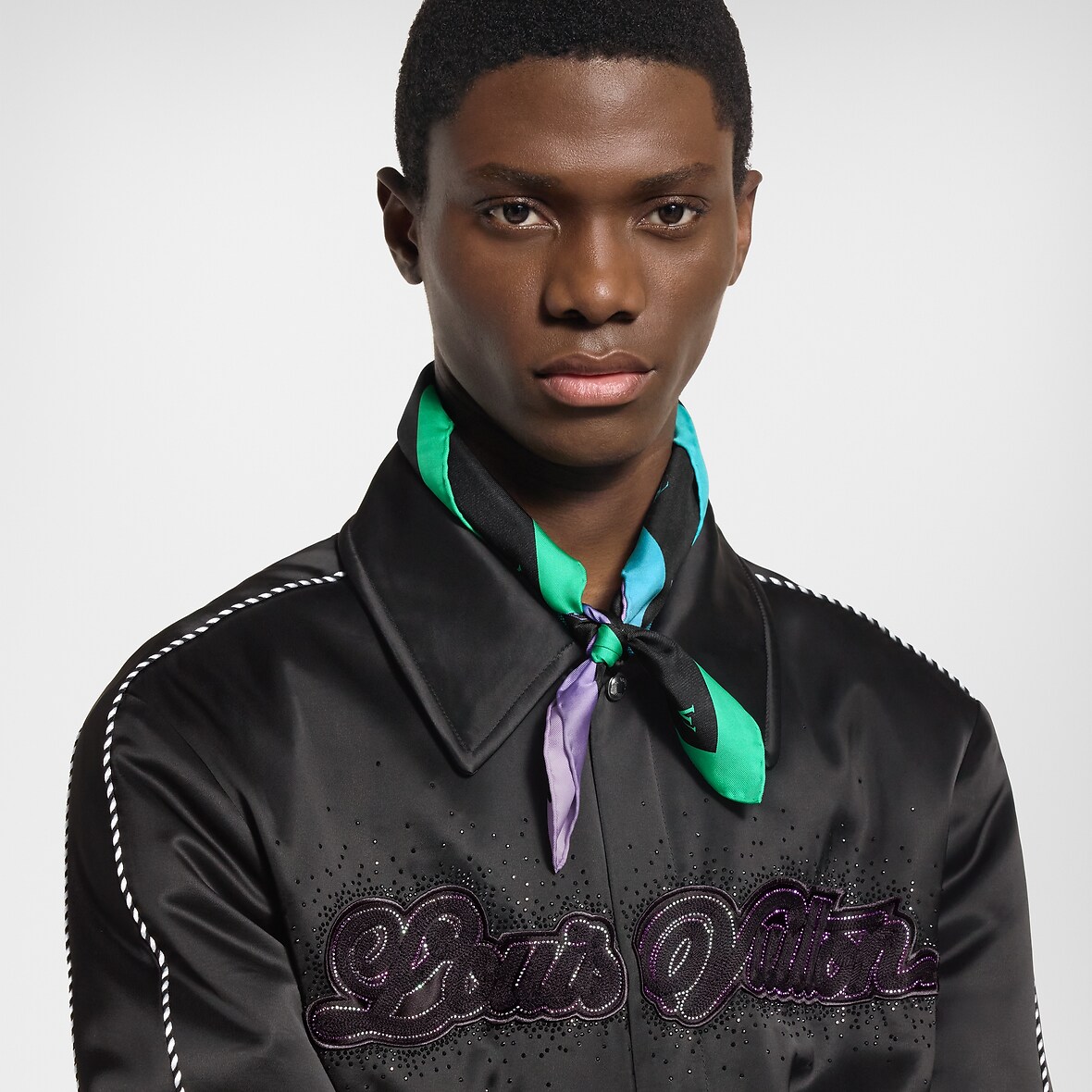 LV Blason Shading Bandana . - Accessories | LOUIS VUITTON