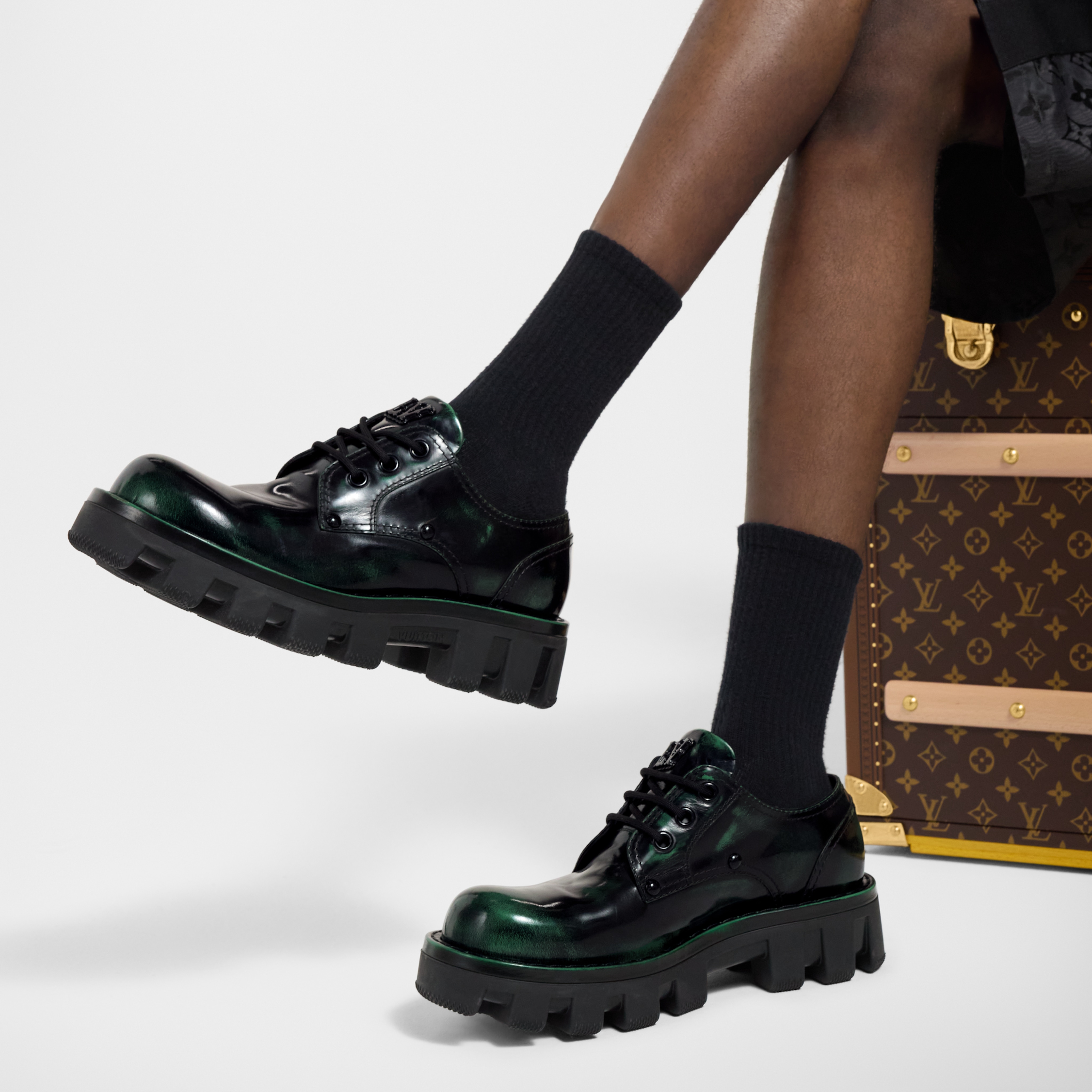 LV Checker Derby - Shoes | LOUIS VUITTON