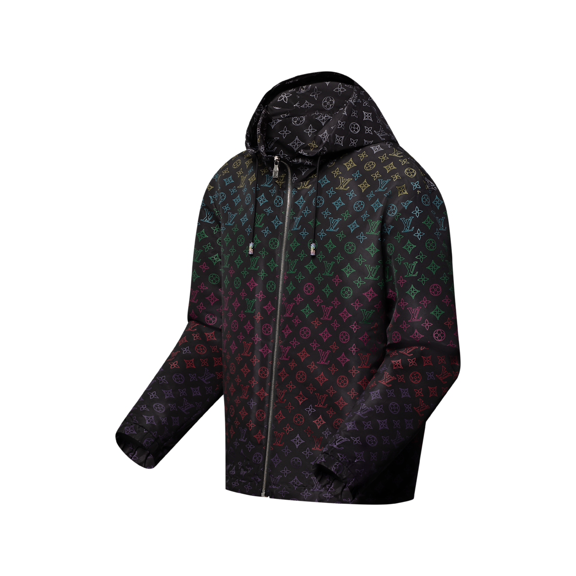 Monogram Flowers Gradient Printed Windbreaker - Ready-to-Wear | LOUIS ...