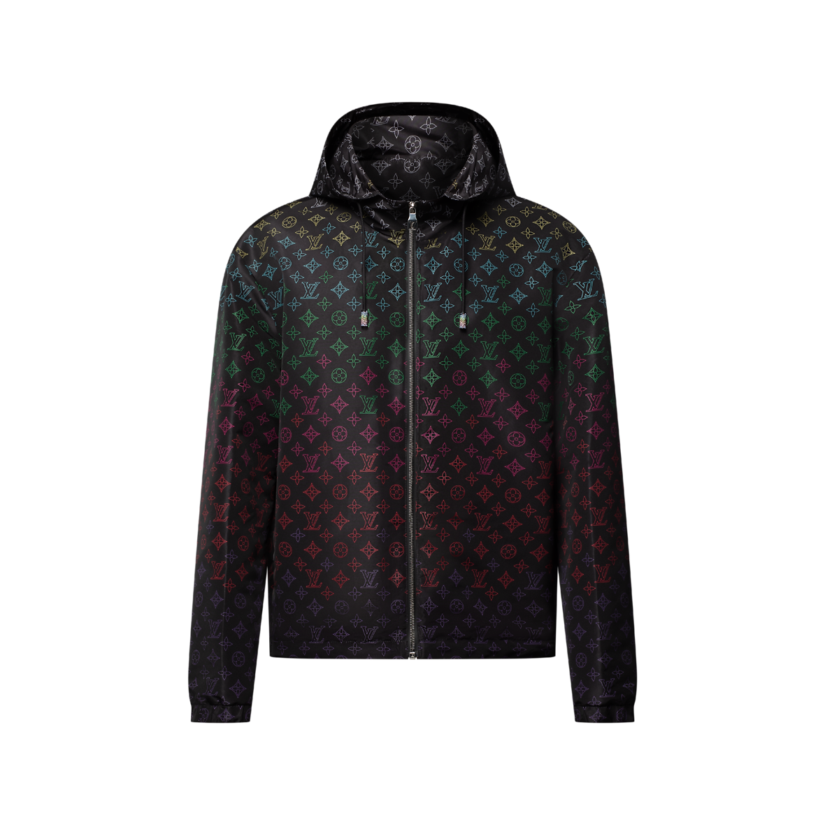 Monogram Flowers Gradient Printed Windbreaker - Ready-to-Wear | LOUIS ...