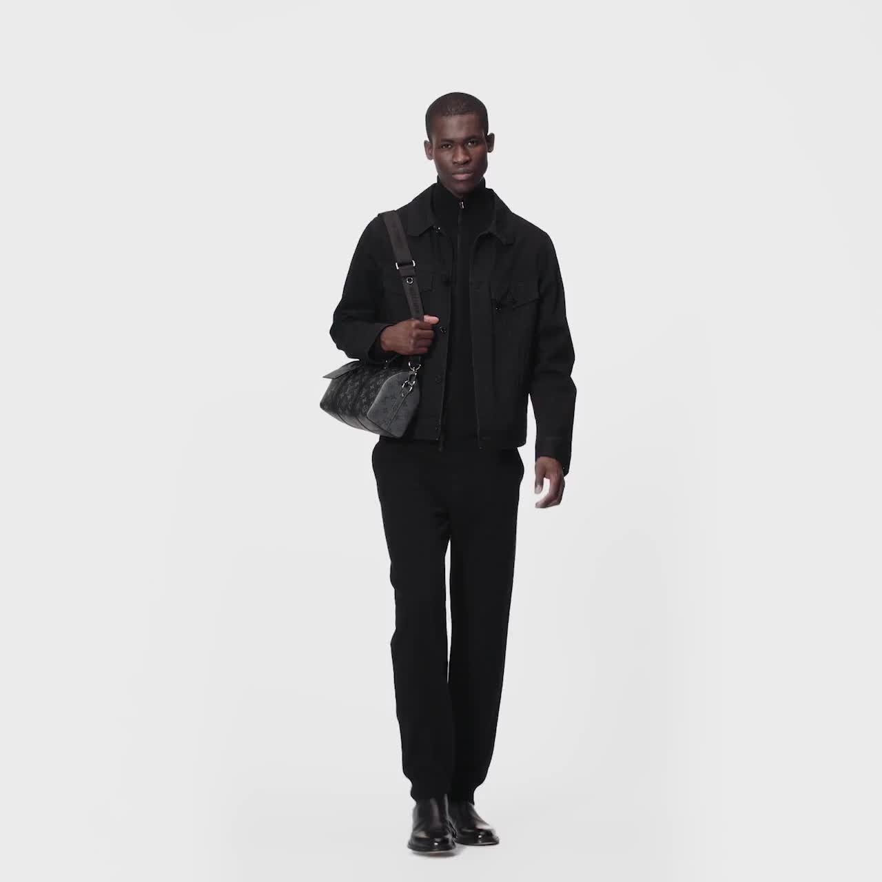 City Keepall Monogram Eclipse Holiday Louis Vuitton
